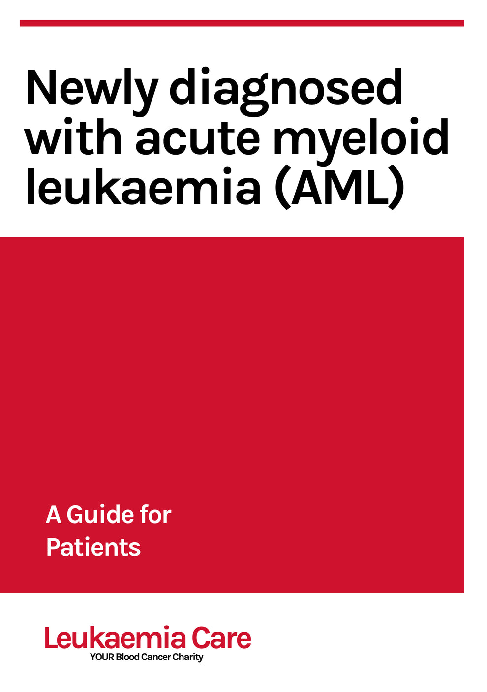 Acute Myeloid Leukaemia (AML) Informaton Booklet – Leukaemia Care ...